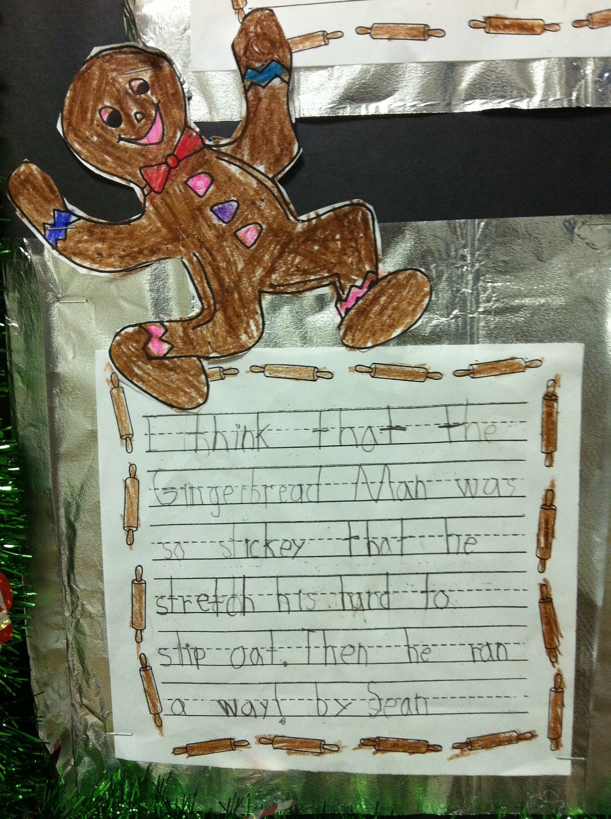 Laughing all the way...: Creative Writing About “The Gingerbread Man"