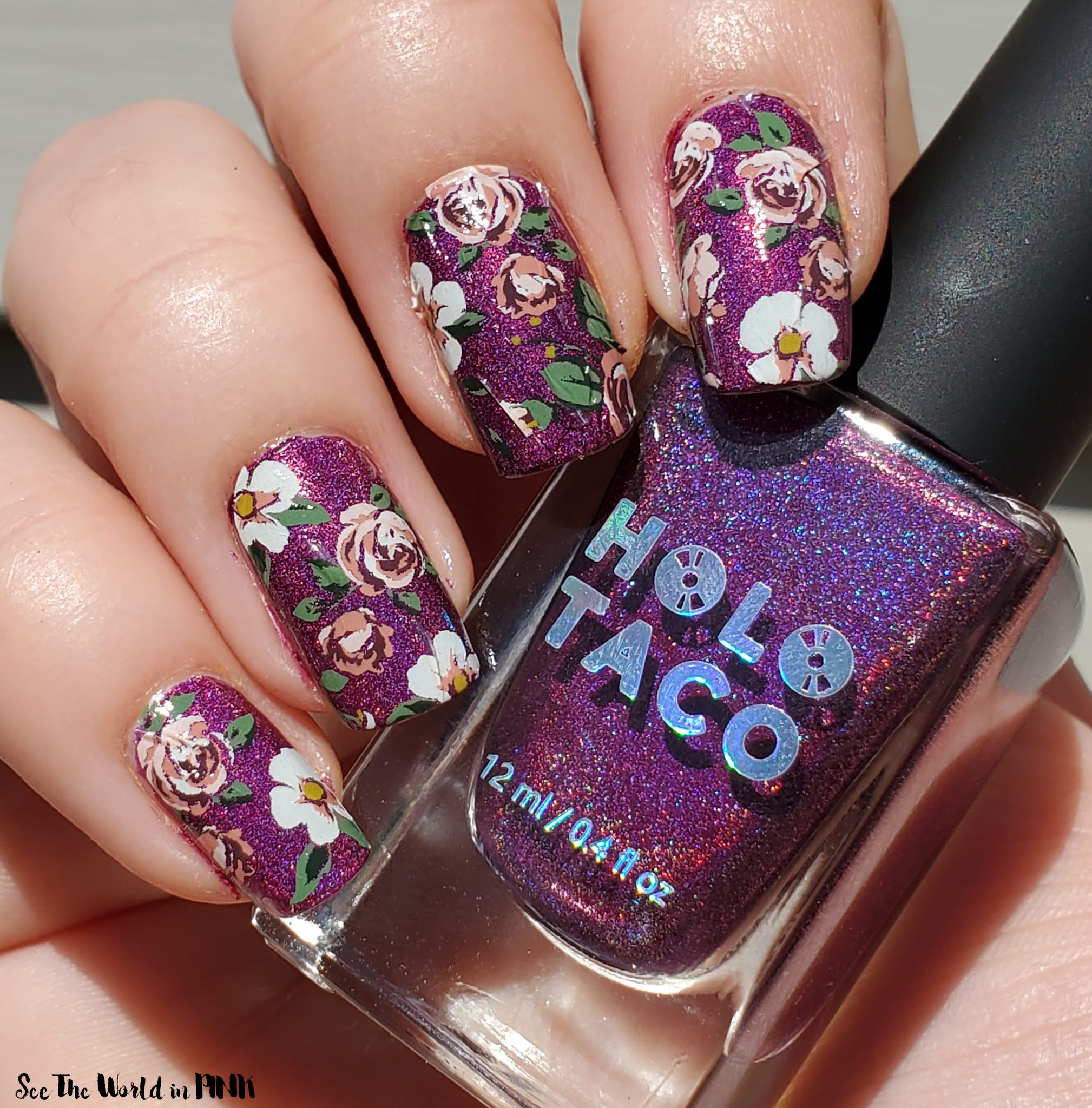 Nail Art Holographic AS IF NAIL Stickers Craft Supplies & Tools Jewelry ...