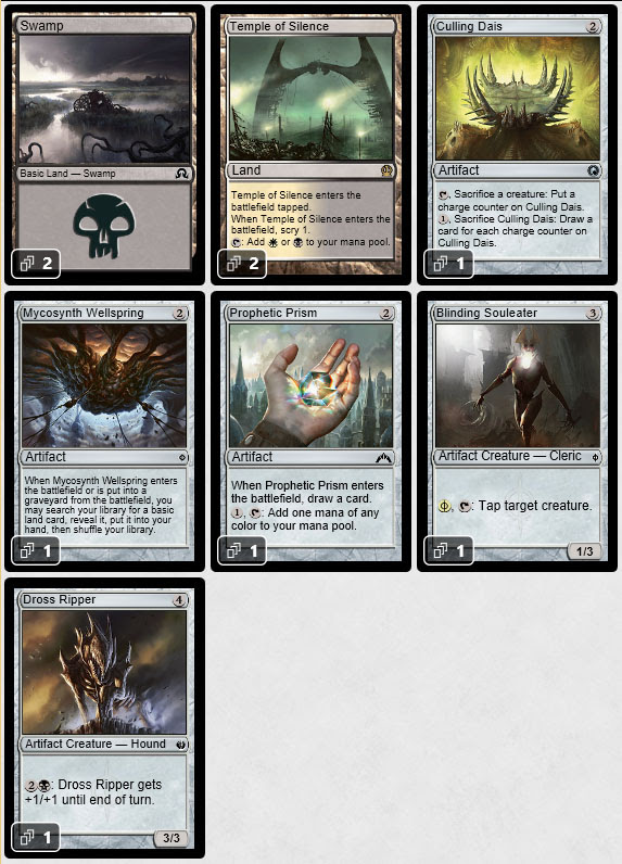 Magic the Gathering Adventures: Artifact Cube 2016 Draft: Three Paper Decks