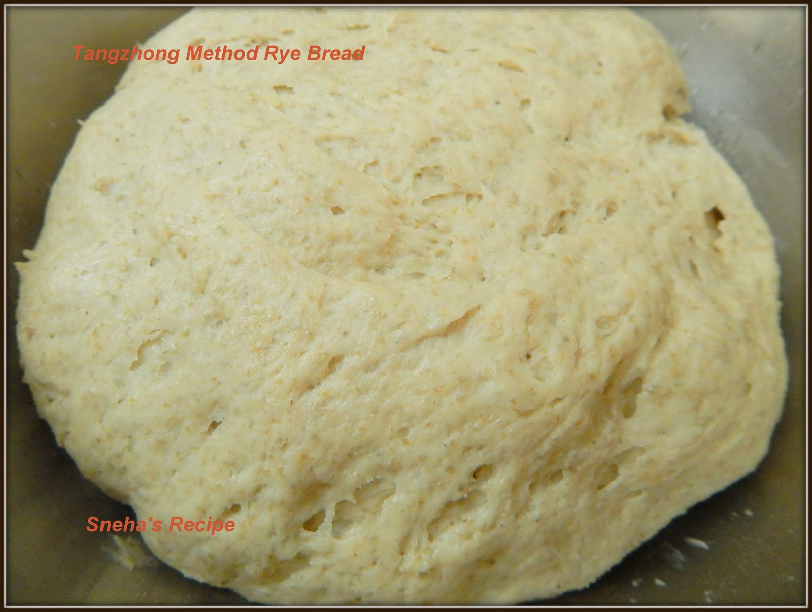 Tangzhong Method Rye Bread - Sneha's Recipe