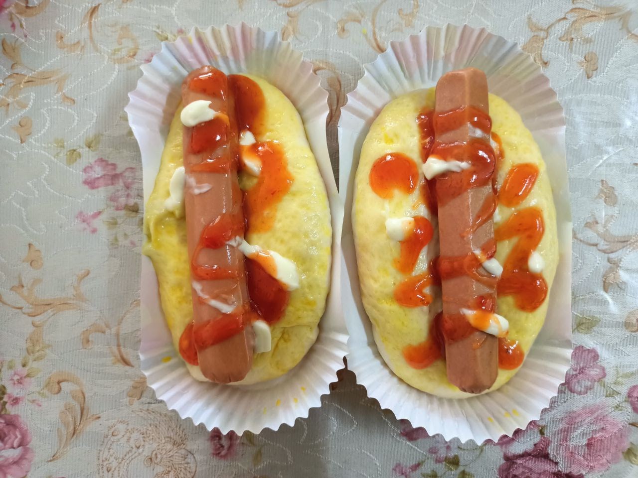 Cara Membuat Roti Sosej Sampan