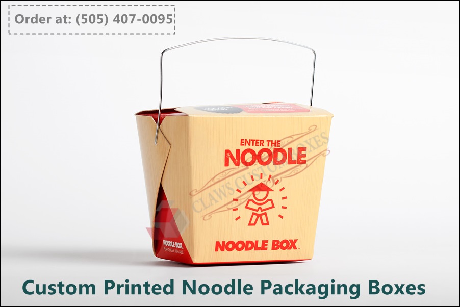 Custom Printed Noodle Packaging Boxes are here to meet your needs of ...
