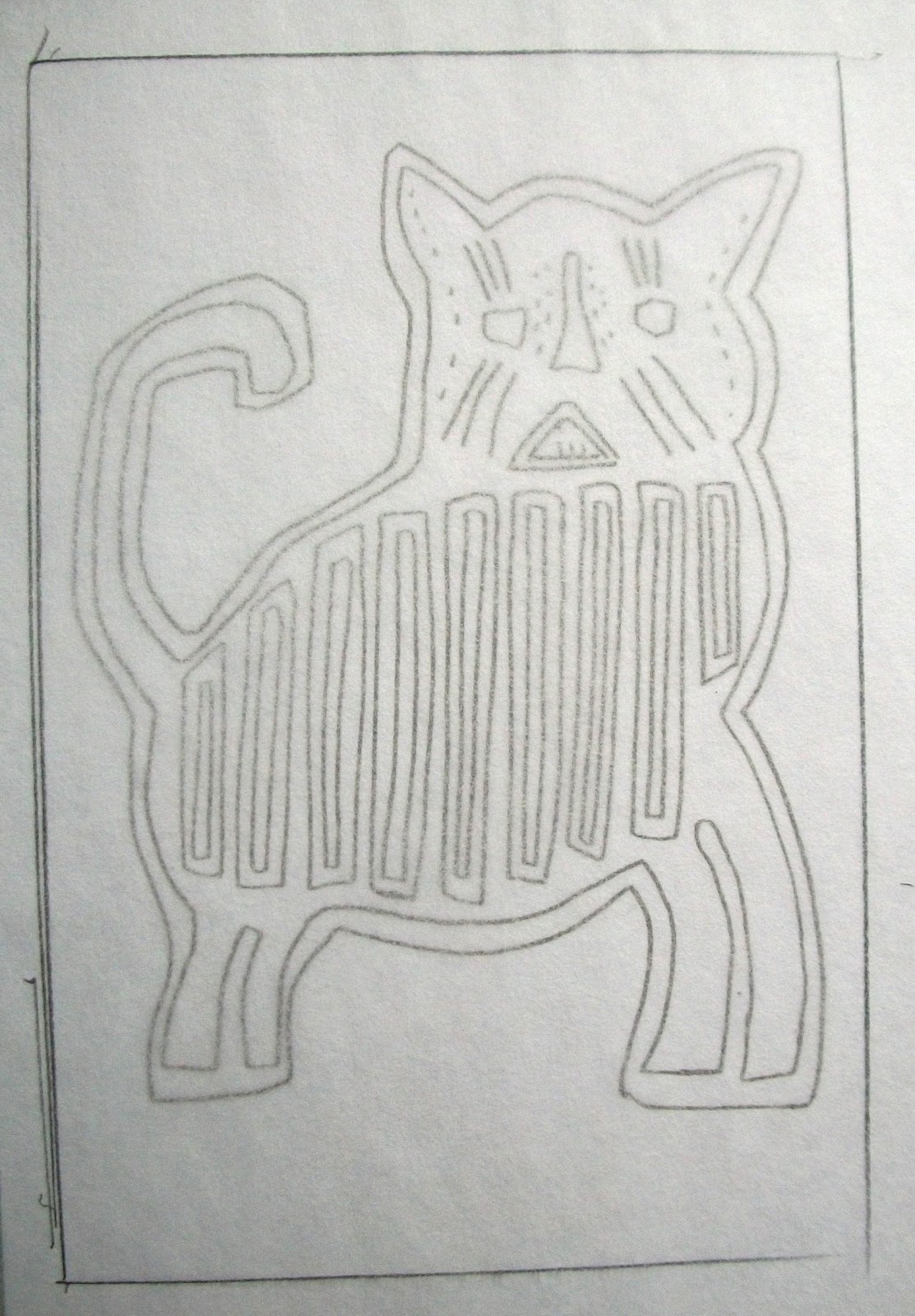 Julie B Booth: Cat Mola: Transferring the Design to the Block