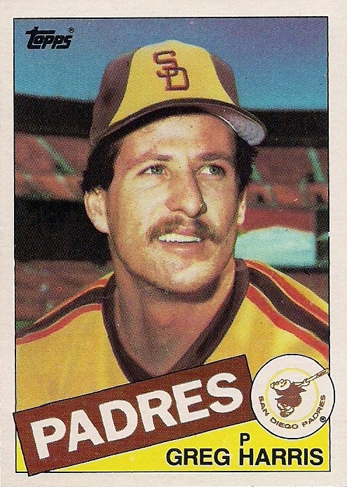 1985 Topps: #242 - Greg Harris