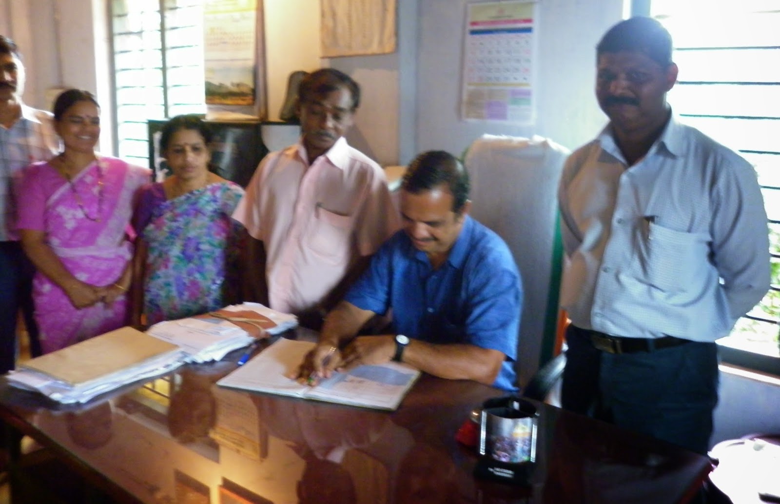 G.H.S.S. ADOOR: ഹെഡ്‌മാസ്‌റ്ററായി ബാലകൃഷ്‌ണ ഷെട്ടിഗാര്‍ ചുമതലയേറ്റു