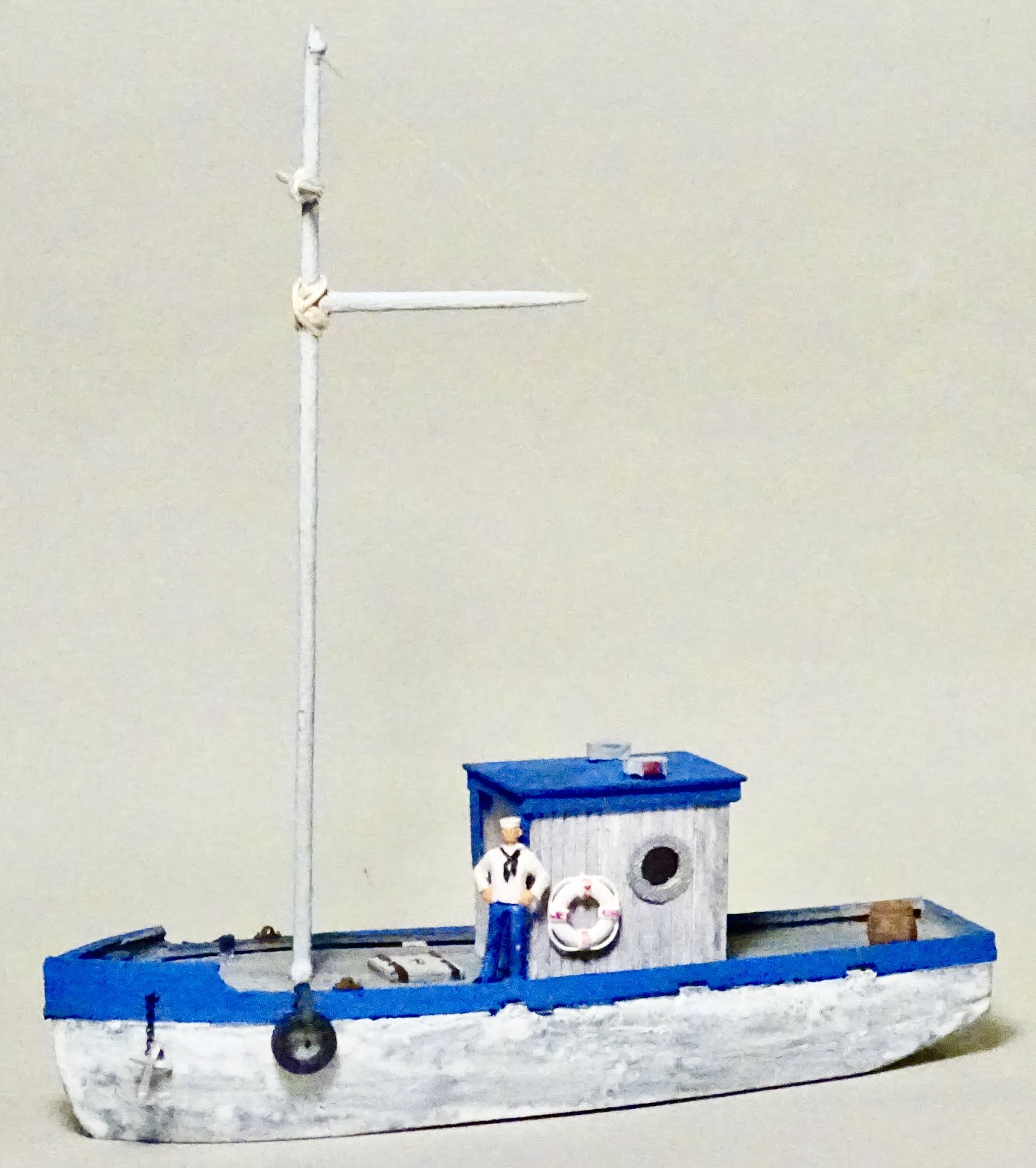 Model Railroad Minutiae: Small boat model