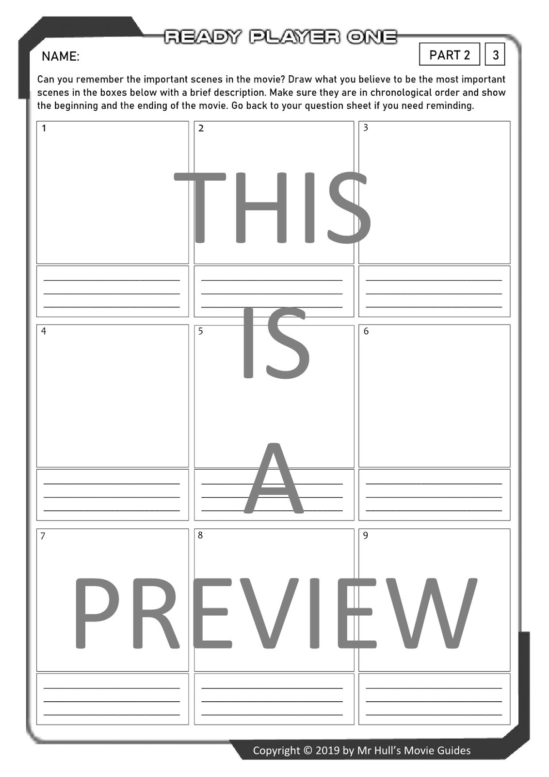 Ready Player One Movie Guide + Activities - Answer Keys Included ...