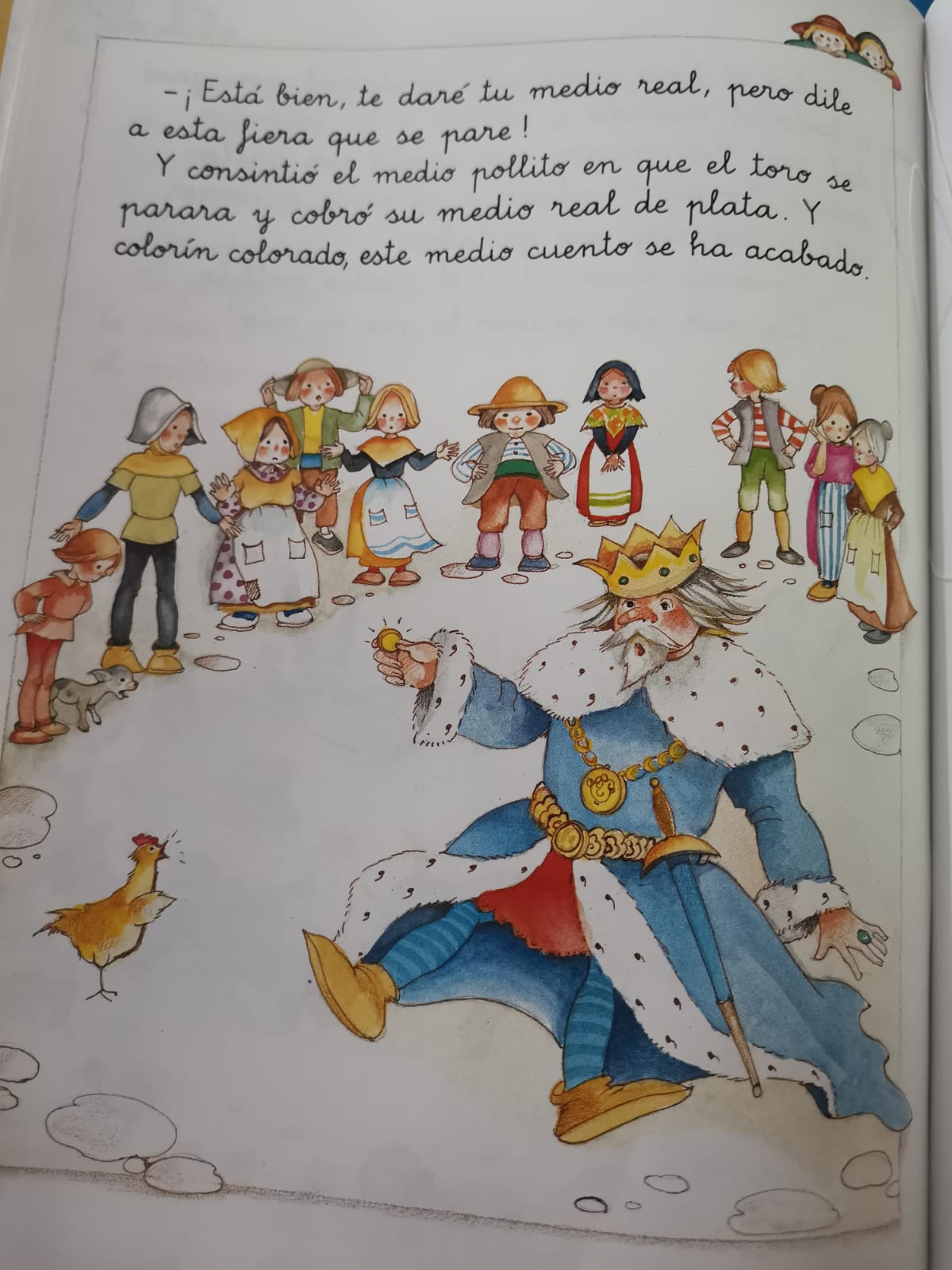 La clase de la seño Paqui: EL CUENTO DEL MEDIO POLLITO