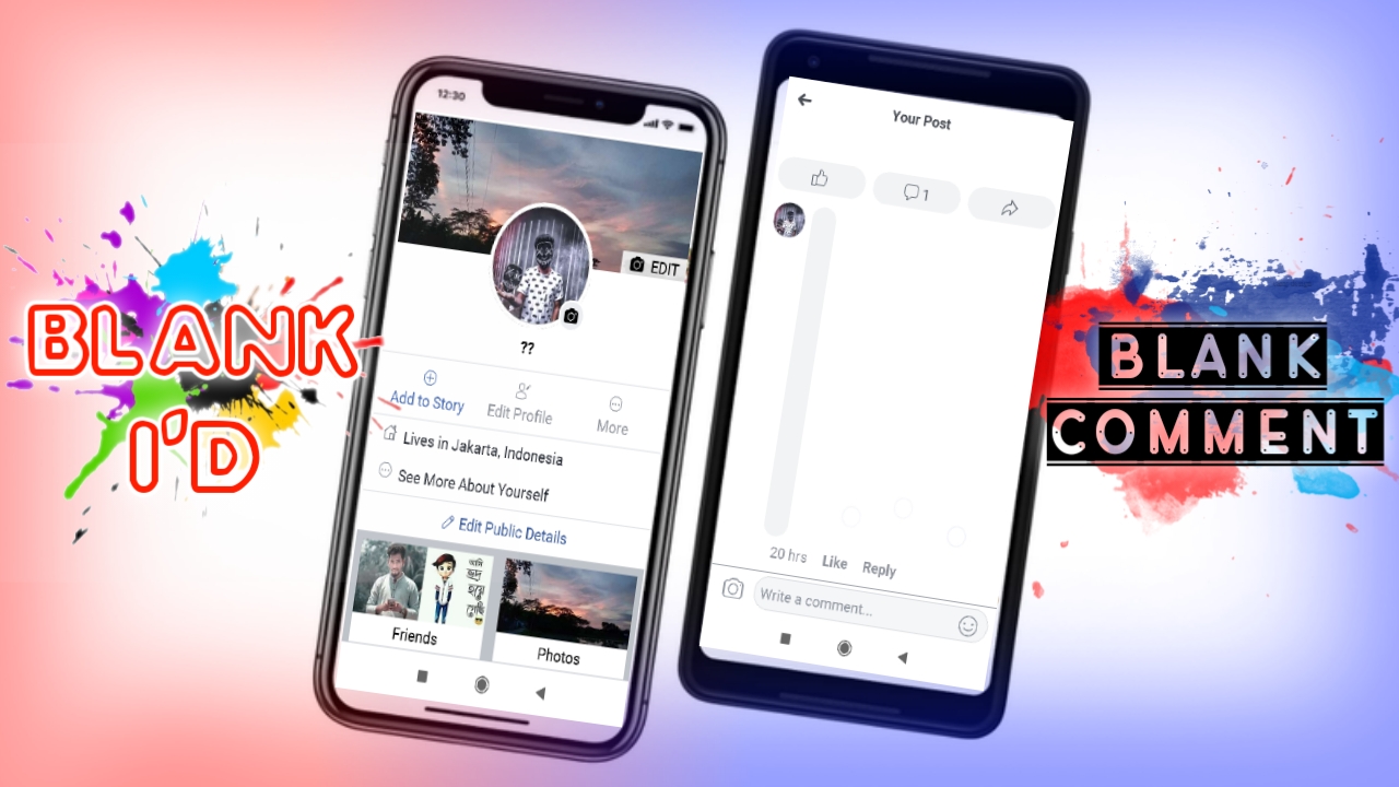 Facebook Blank I'd And Blank Comment Symbol