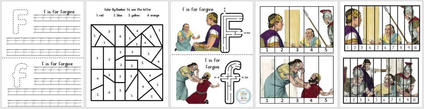 Jesus Teaches us to Forgive | Bible Fun For Kids