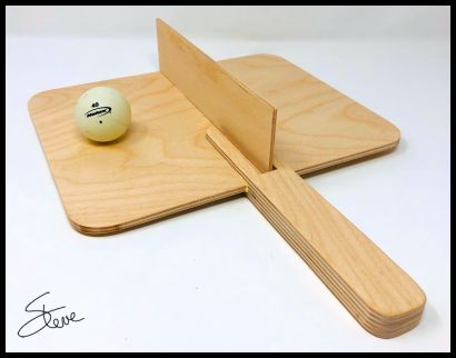 Scrollsaw Workshop: One Person Table Tennis Scroll Saw Pattern.