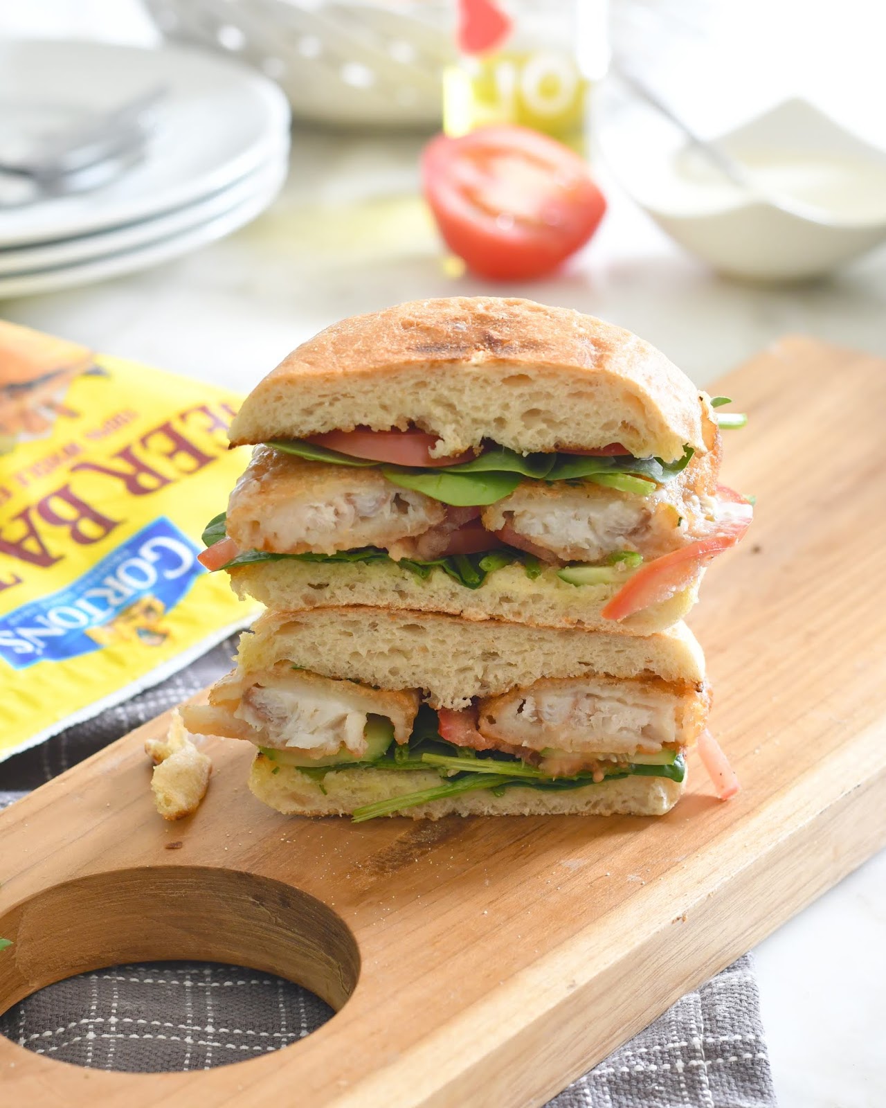 Cooking with Manuela: Easy and Quick Crispy Fish Sandwich