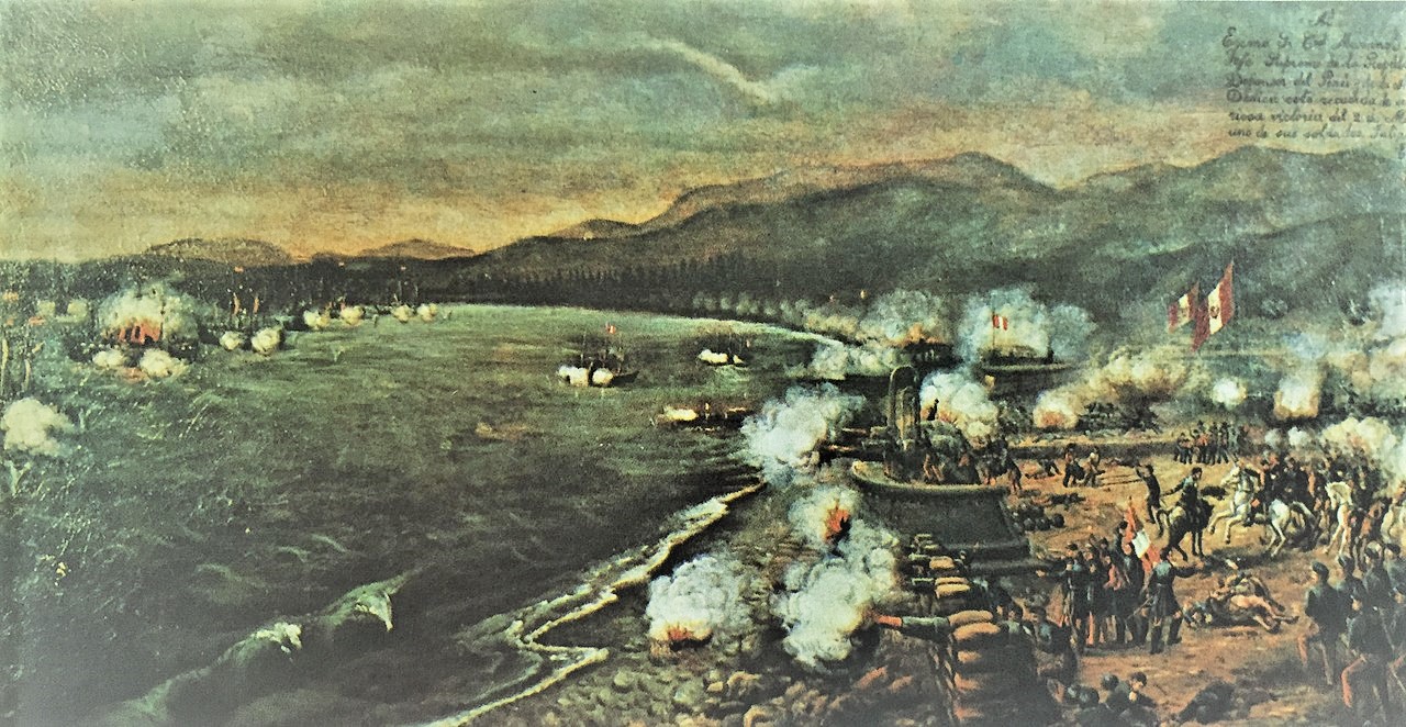 HISCULT: Combate del 2 de Mayo en El Callao - 1866 Guerra hispano ...