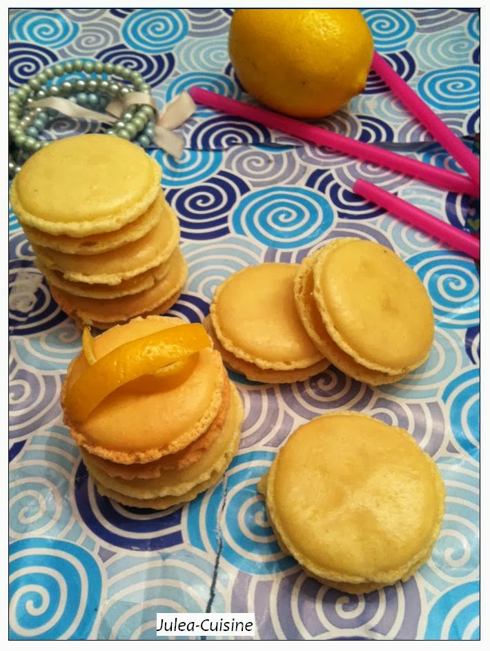 Julea Cuisine - Ma petite cuisine au quotidien: Macarons au citron