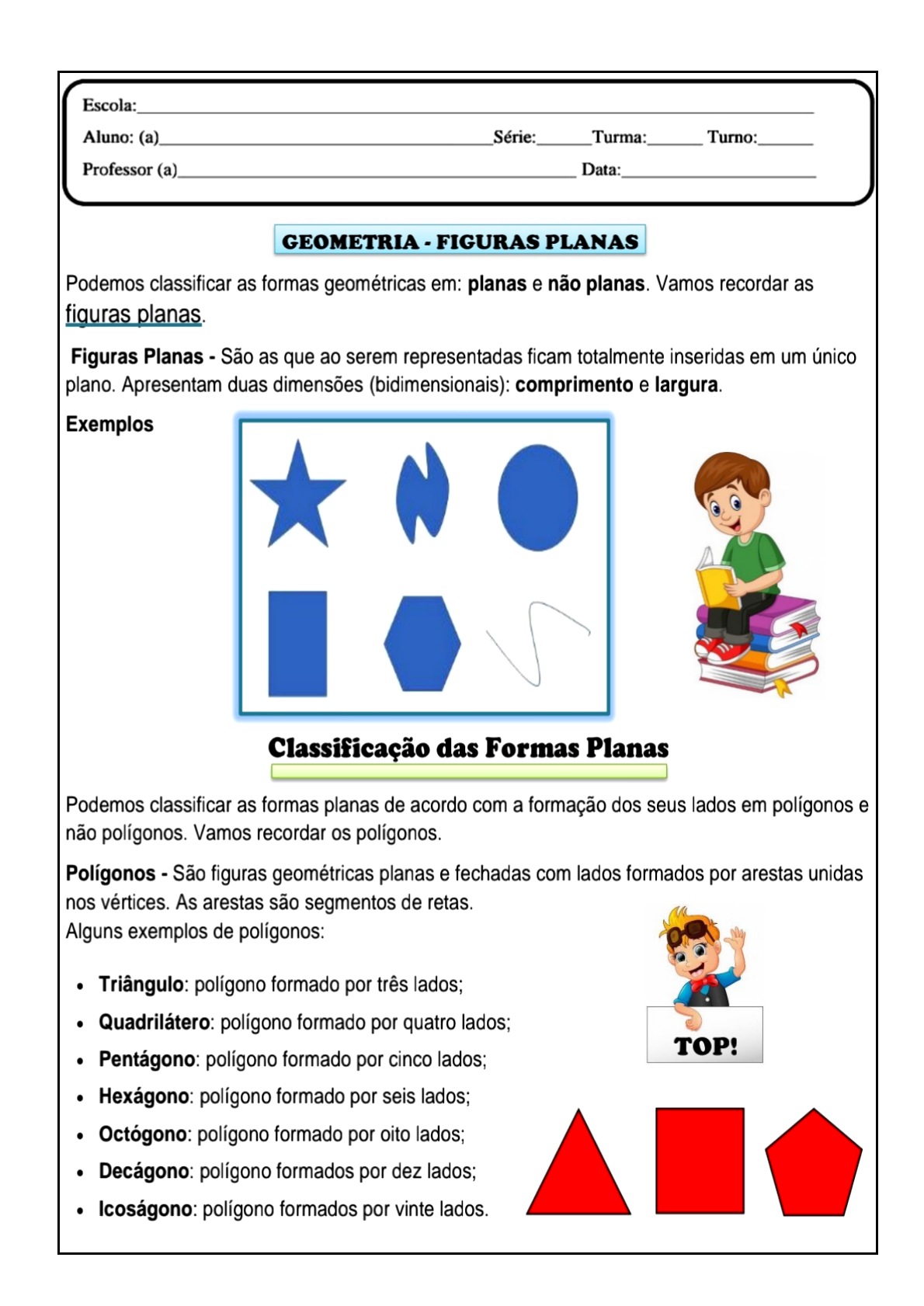 👍Matemática: geometria plana Atividade de matemática sobre geometria ... 👍Matemática: geometria plana Atividade de matemática sobre geometria ...