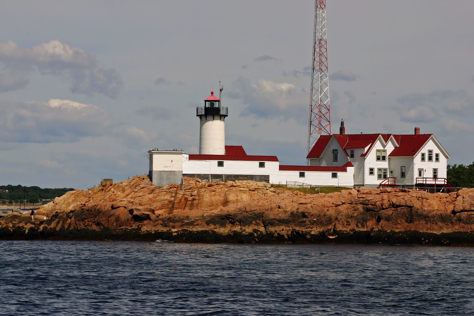 New England Lighthouses: Whale Watch provides lighthouse views, too!