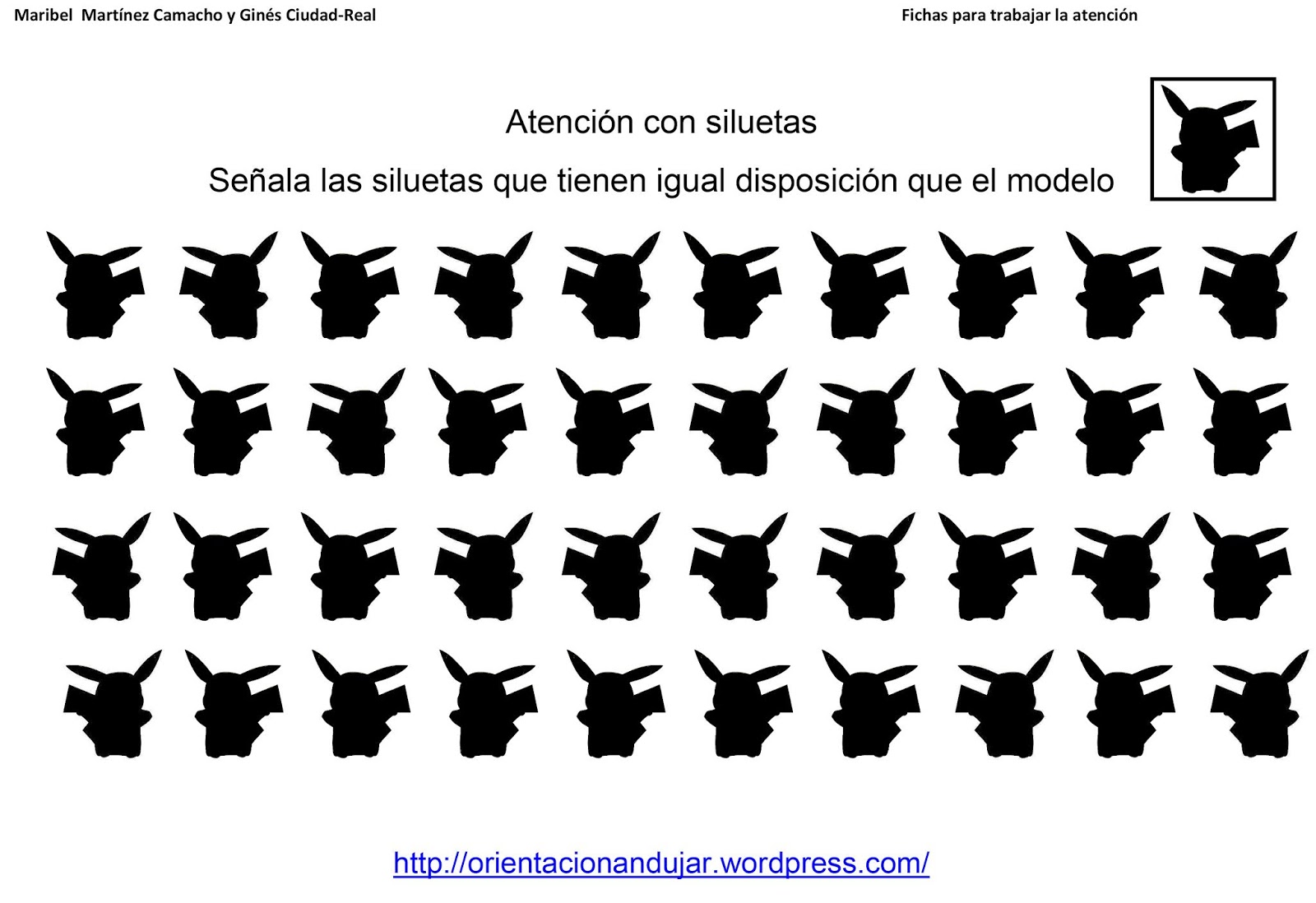 PROGRAMA DE INTEGRACI N ESCOLAR Siluetas 10