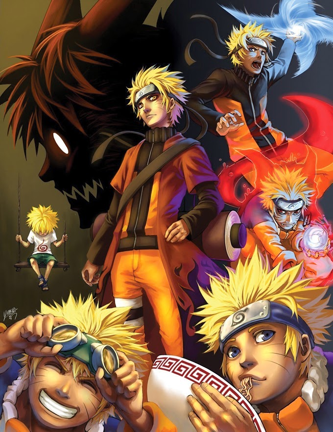 Naruto Fan Arts: Fases de Naruto