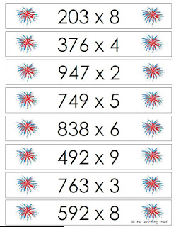 The Teaching Thief: Patriotic Kaboom {Flash 4th of July Freebie}