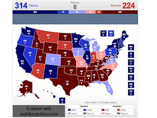Electoral Vote Predictor: The Big 2012 Electoral Map - Good Week for ...