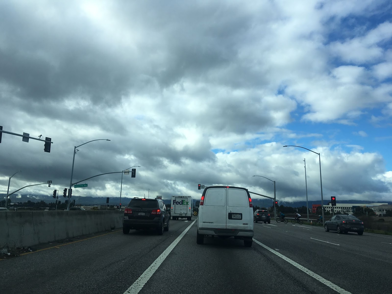California State Route 84 west from Interstate 880 over the Dumbarton ...