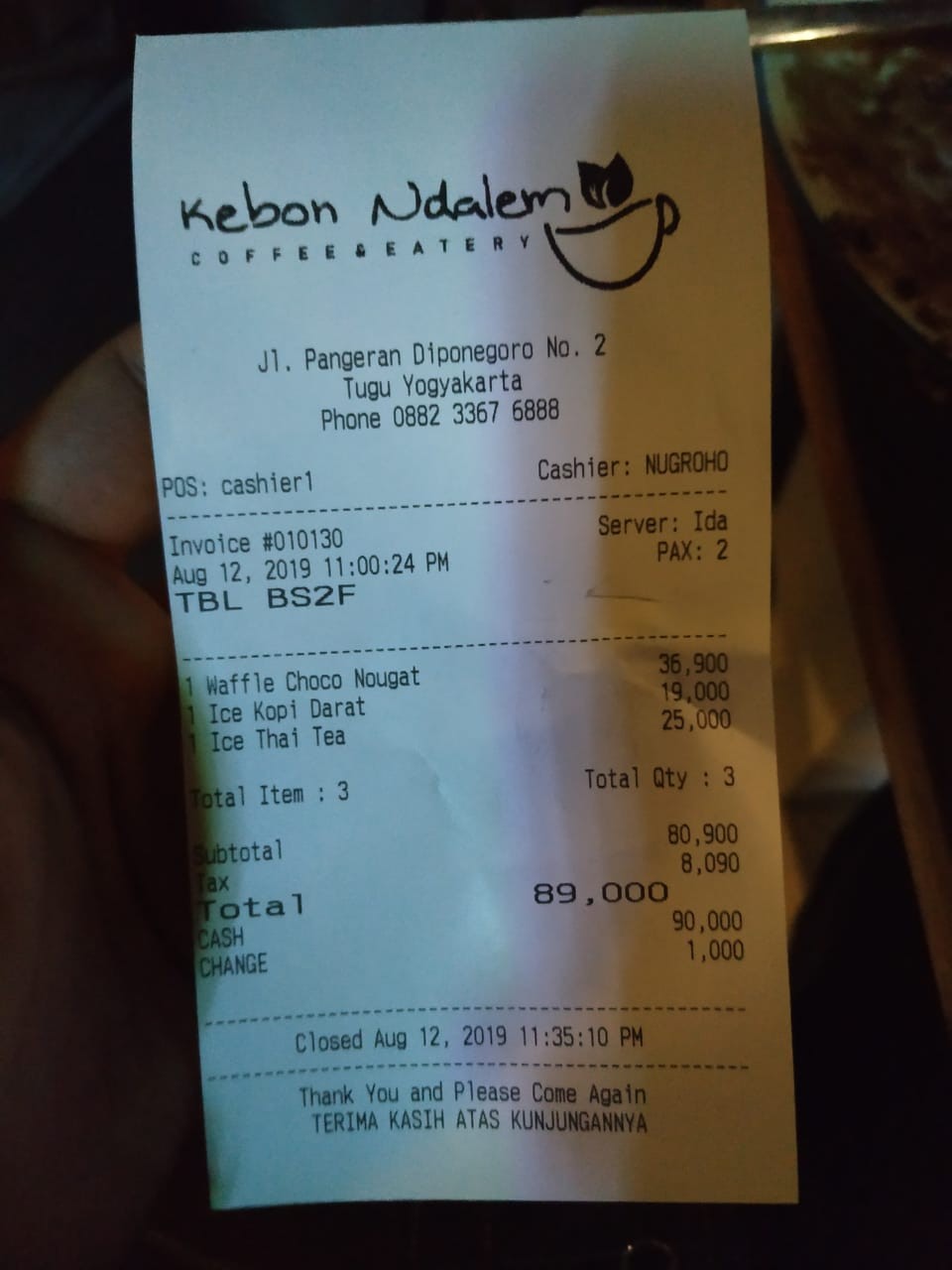 hanya sebuah omong kosong: Kebon Ndalem Coffee & Eatery