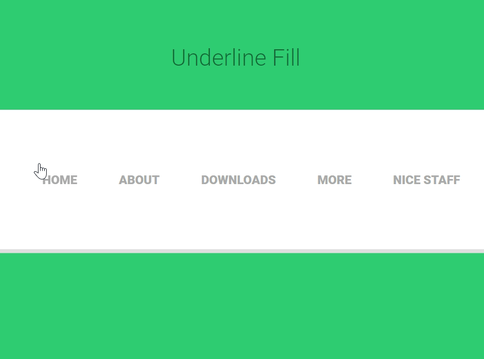3 Navigation Menu Hover Effects CSS