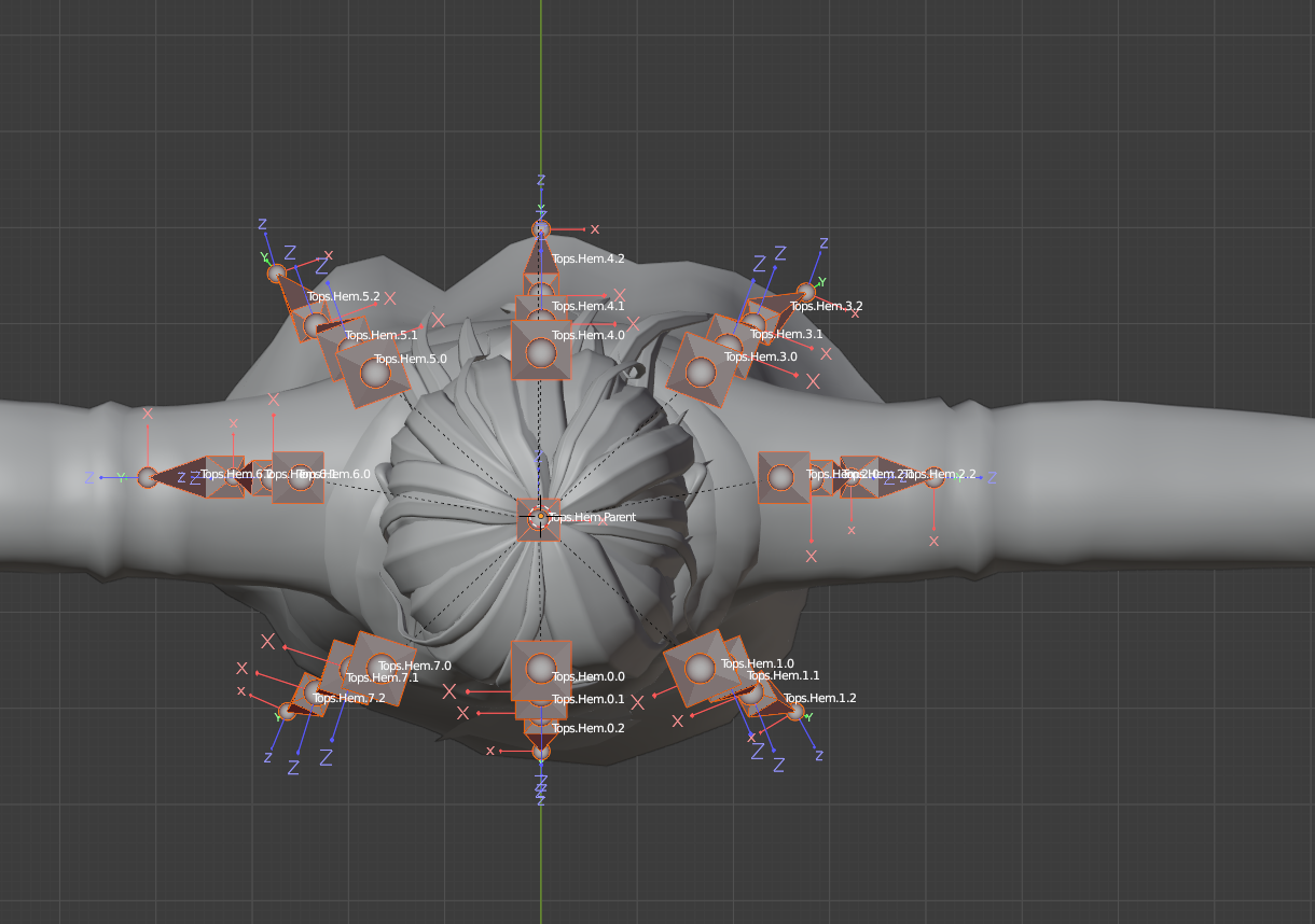 [Unity]Dynamic Plane Colliderを使った長衣の貫通防止[Dynamic Bone]