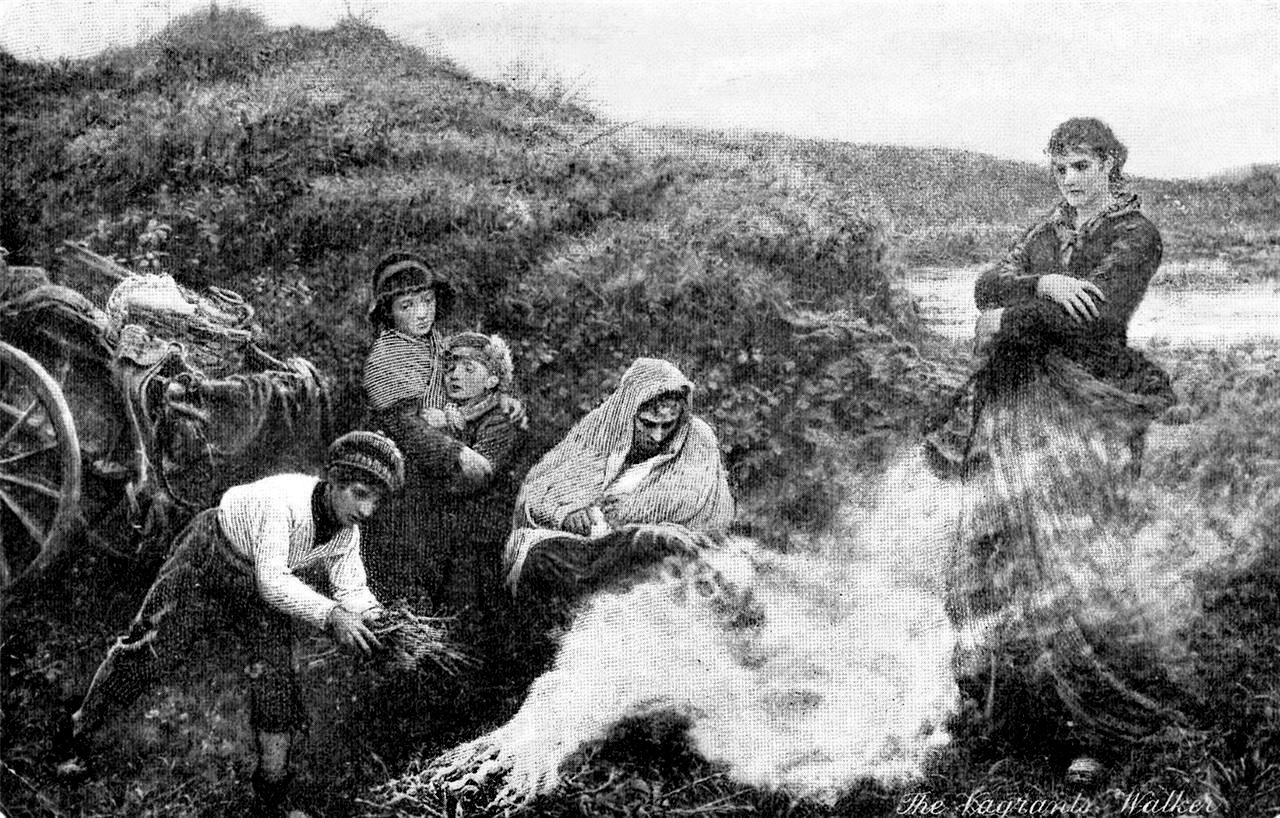 Tour Scotland: Old Photograph Gypsies Highland Perthshire Scotland