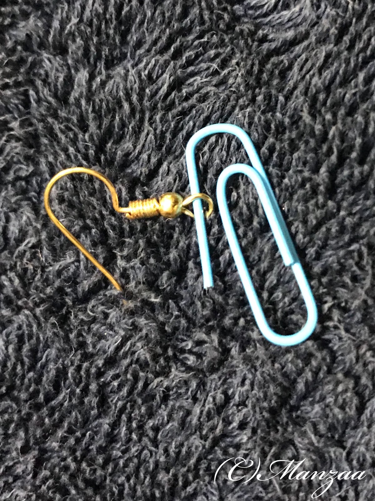 Manzaa - DIY Paper Clip Ear rings in Seconds