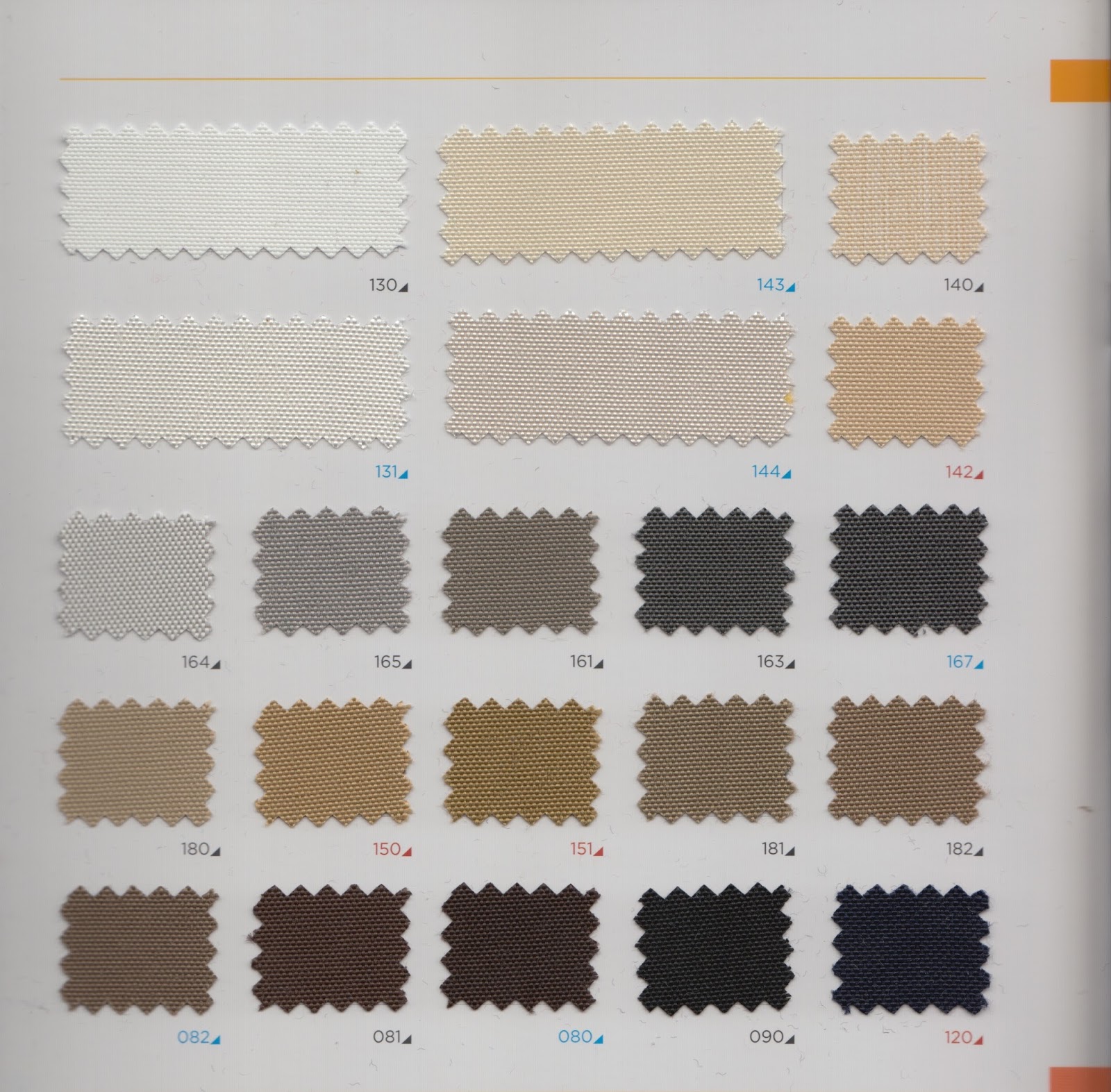 SOFA MATERIALS: CARTENZA - SUNPROOF