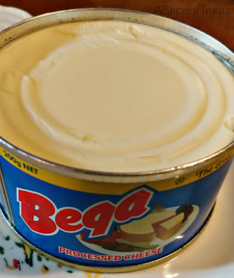 A Slice of Texas blog : CANNED CHEESE FOR FOOD STORAGE - Bega Cheese REVIEW