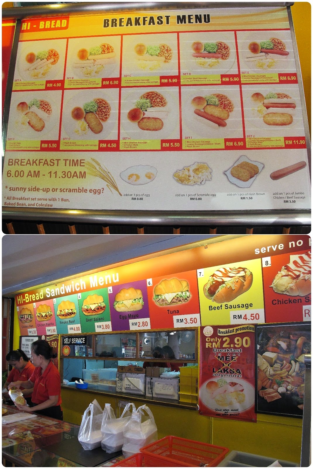 My favorite place to eat : Hi Bread Kopitiam