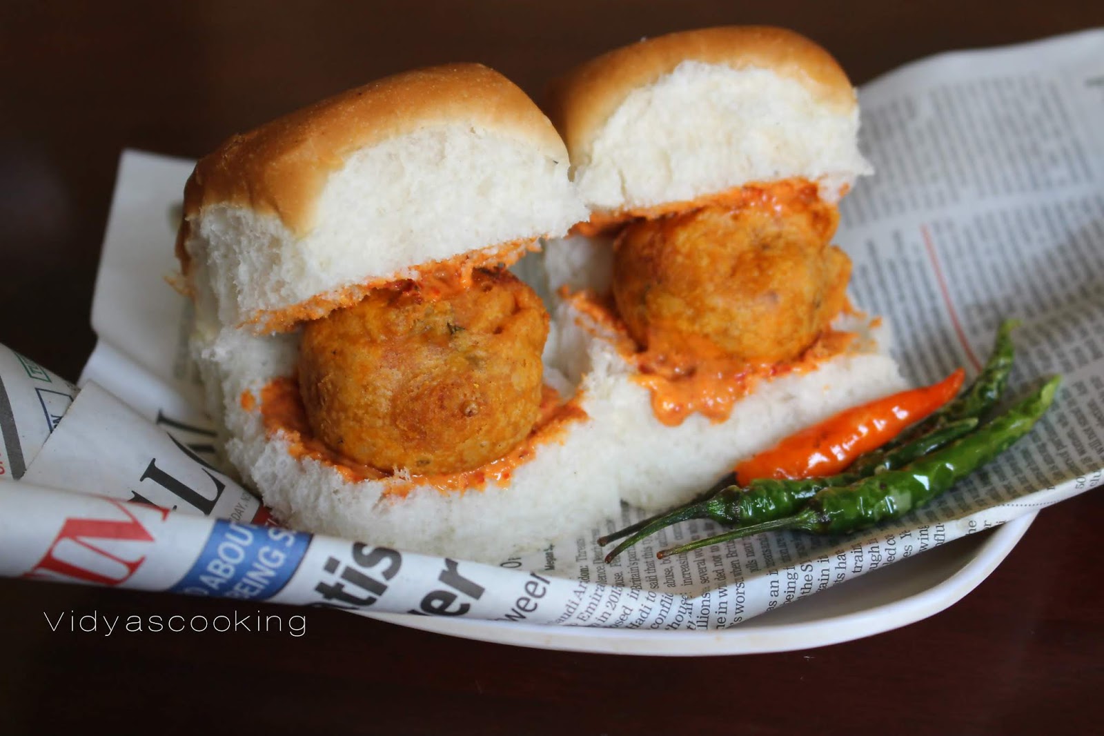 Street Food Series: Chicken Vada Pav Recipe