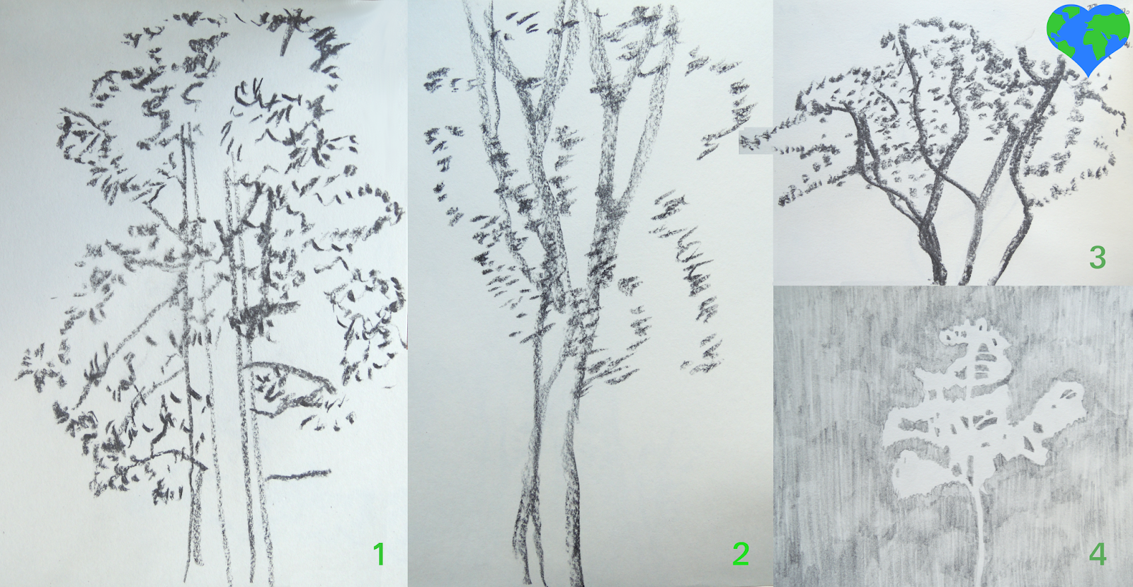 Many ways to draw a tree