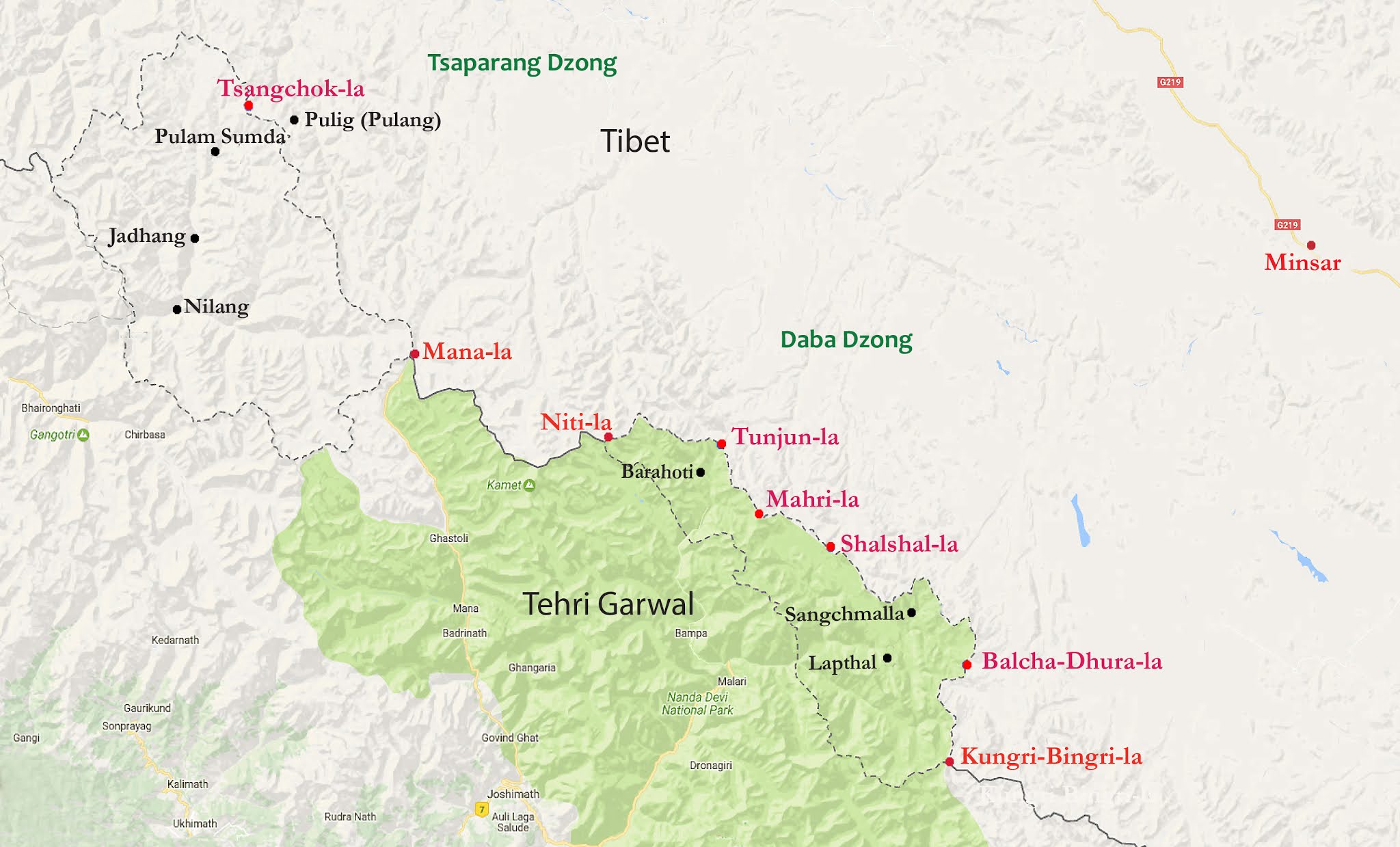 Claude Arpi's Blog: The Nilang/Jadhang 'dispute' with Tibet