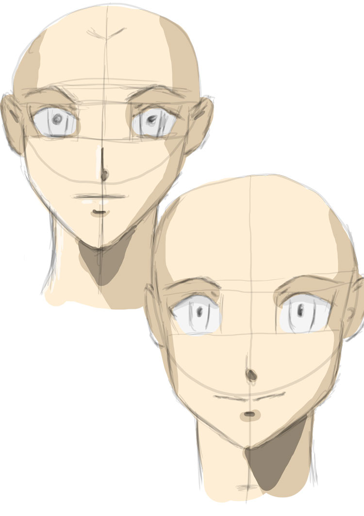 The Manga Me: Female Manga faces