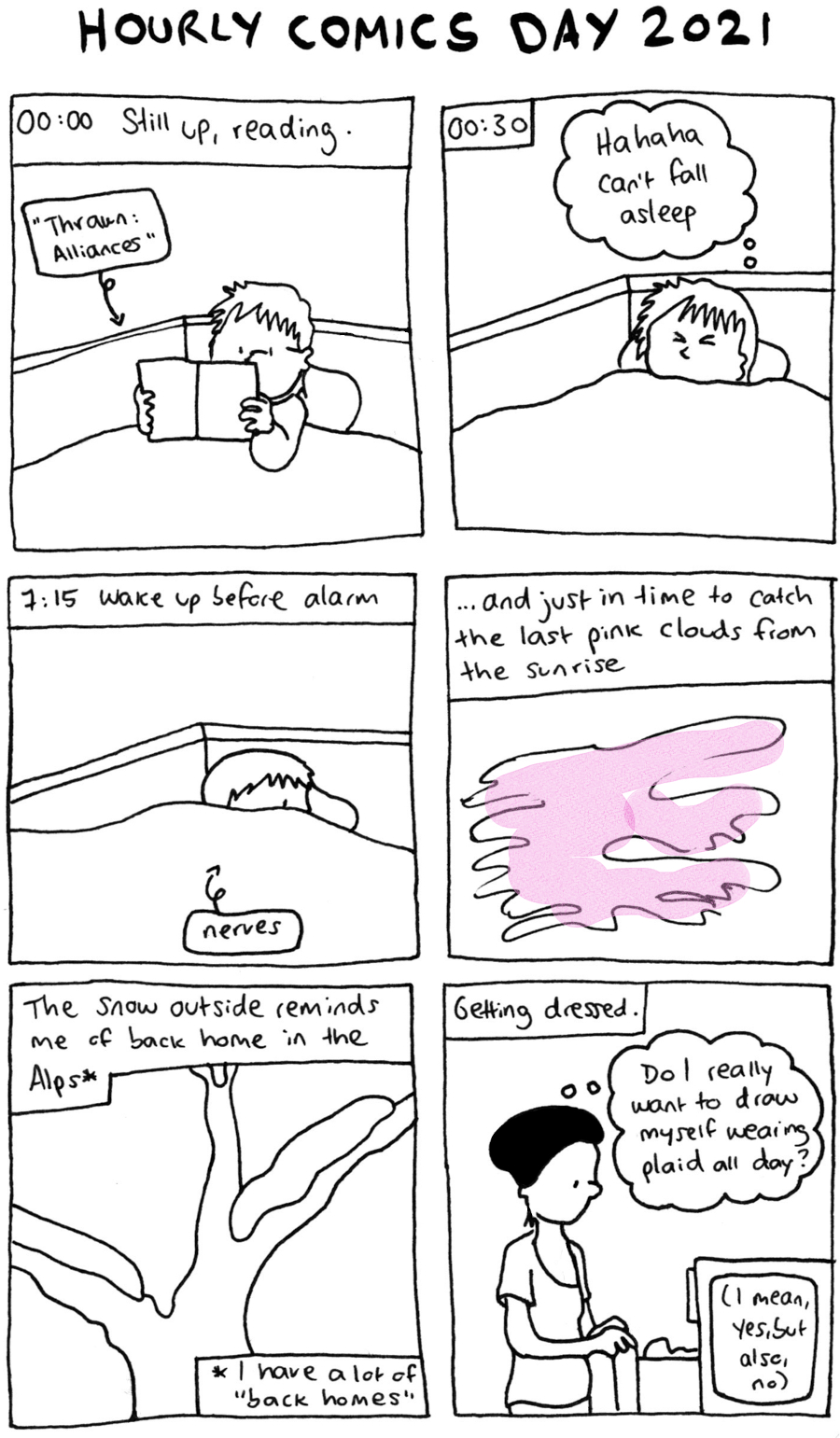 Clairikine Comics: Hourly Comics Day 2021