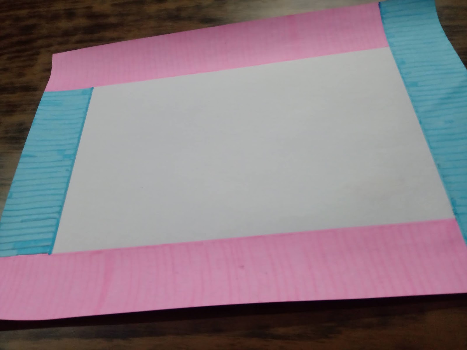 Dear Study: How to draw Border with highlighters | White Chart or Paper ...