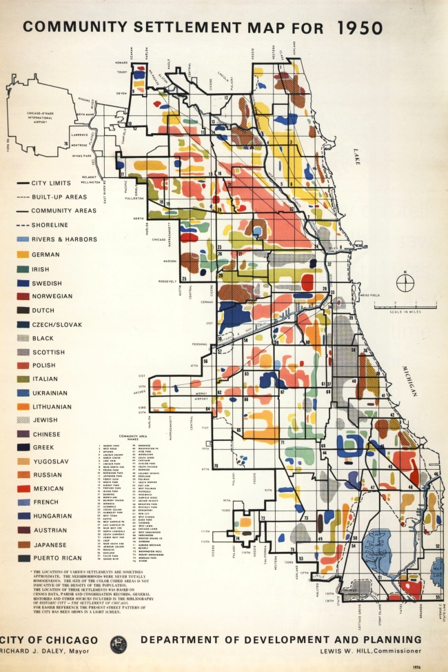 The Digital Research Library of Illinois History Journal™ : Chicago map ...