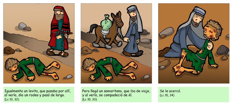 RELIGIÓN AHLZAHIR: PARÁBOLA DEL BUEN SAMARITANO