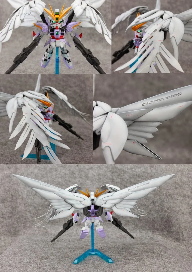 Custom Build: SD x MG Wing Gundam Zero Custom