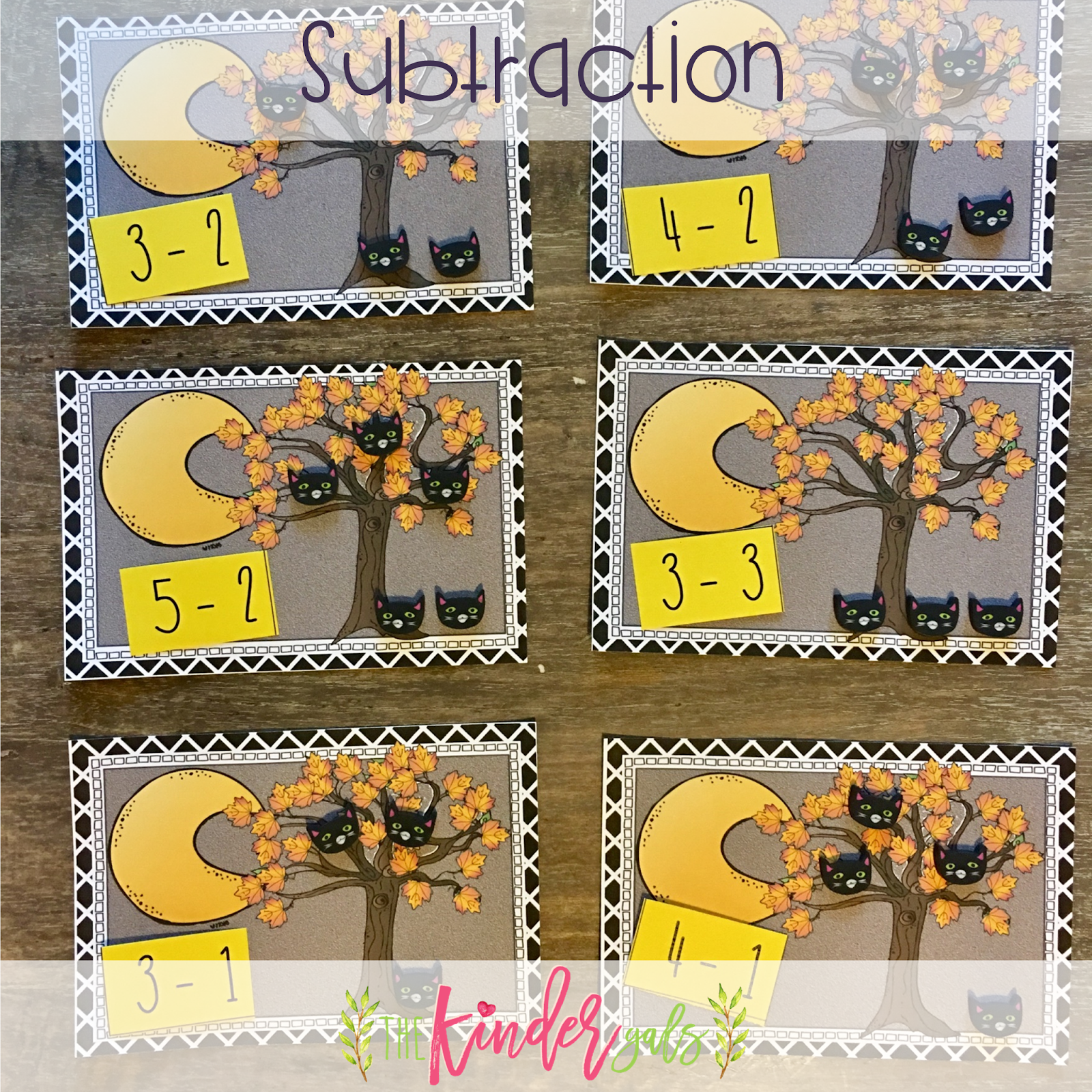 KinderGals: Using Math Mats to Teach Number Standards