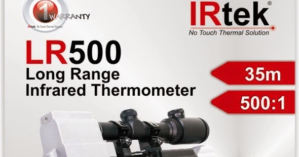 IRtek LR-500 Long Range IR Thermometer | Toko Darmatek Indonesia