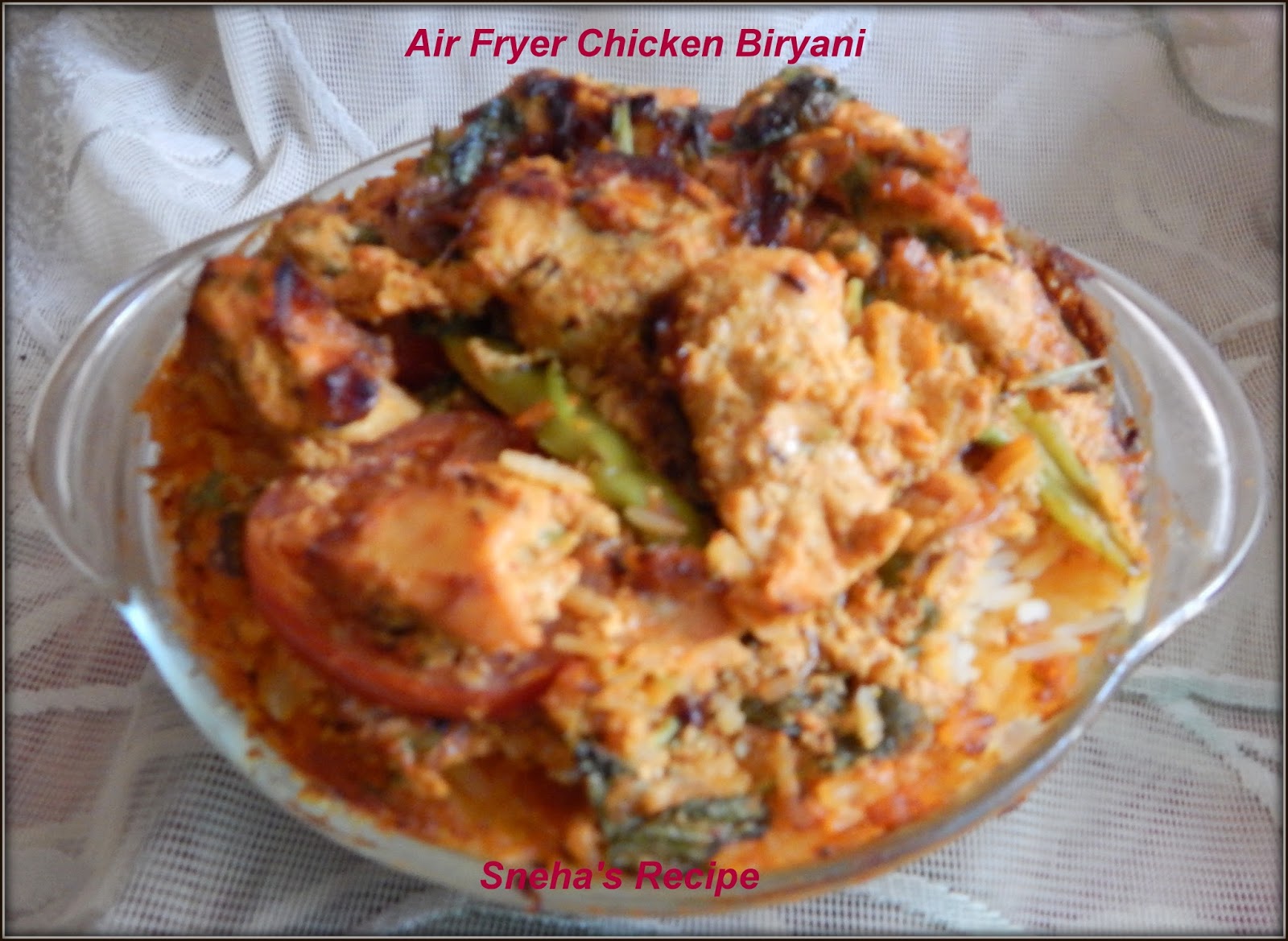 Iraqi Parda Plau - Phyllo Pastry Wrapped Biryani - Sneha's Recipe