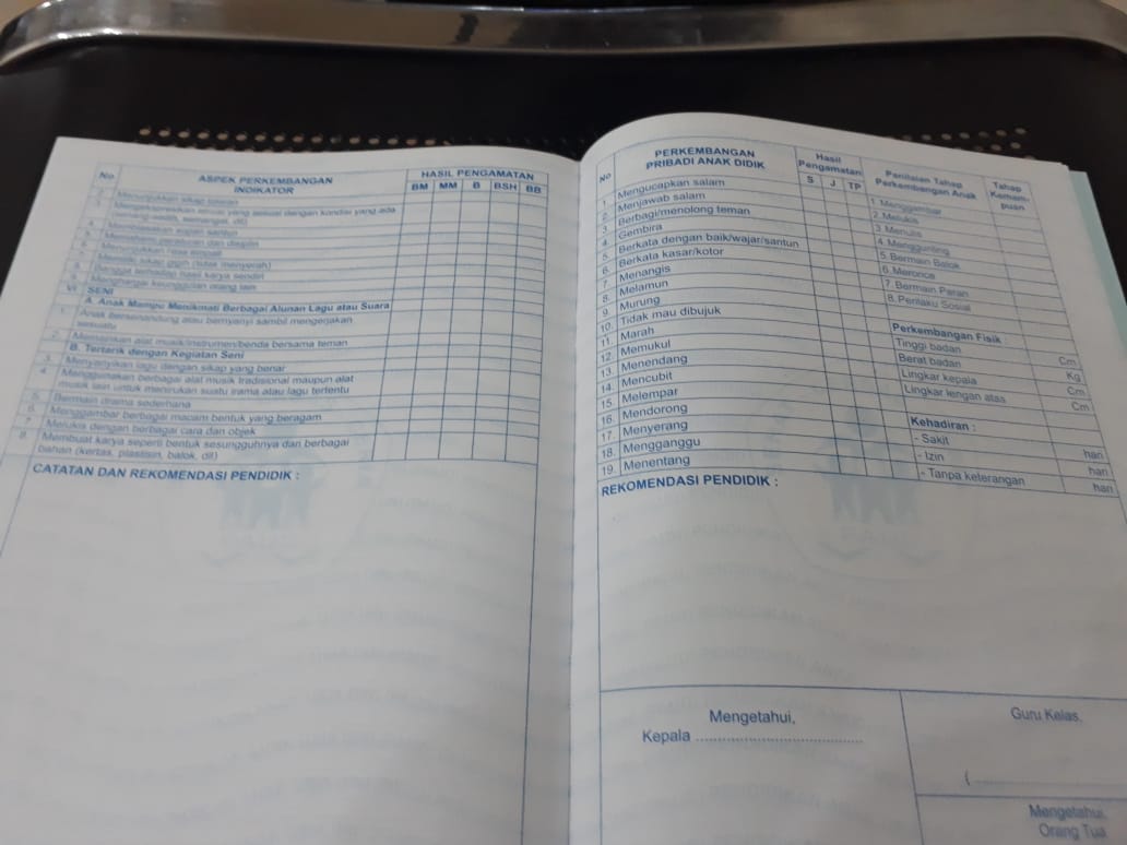 Jual Buku Raport PAUD Terbaru Usia 2 sampai 6 Tahun 2019 - GROSIR BUKU ...