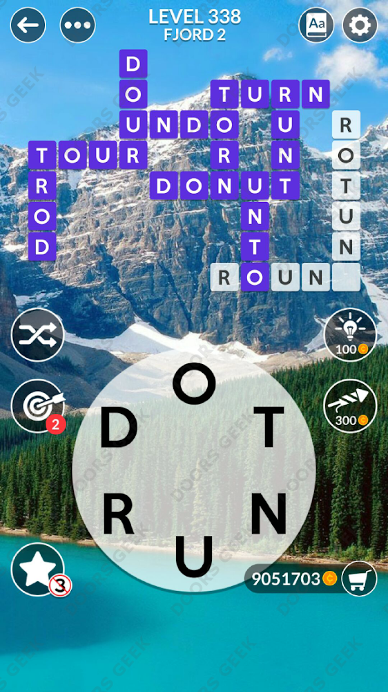 Wordscapes Level 338 Answers ~ Doors Geek