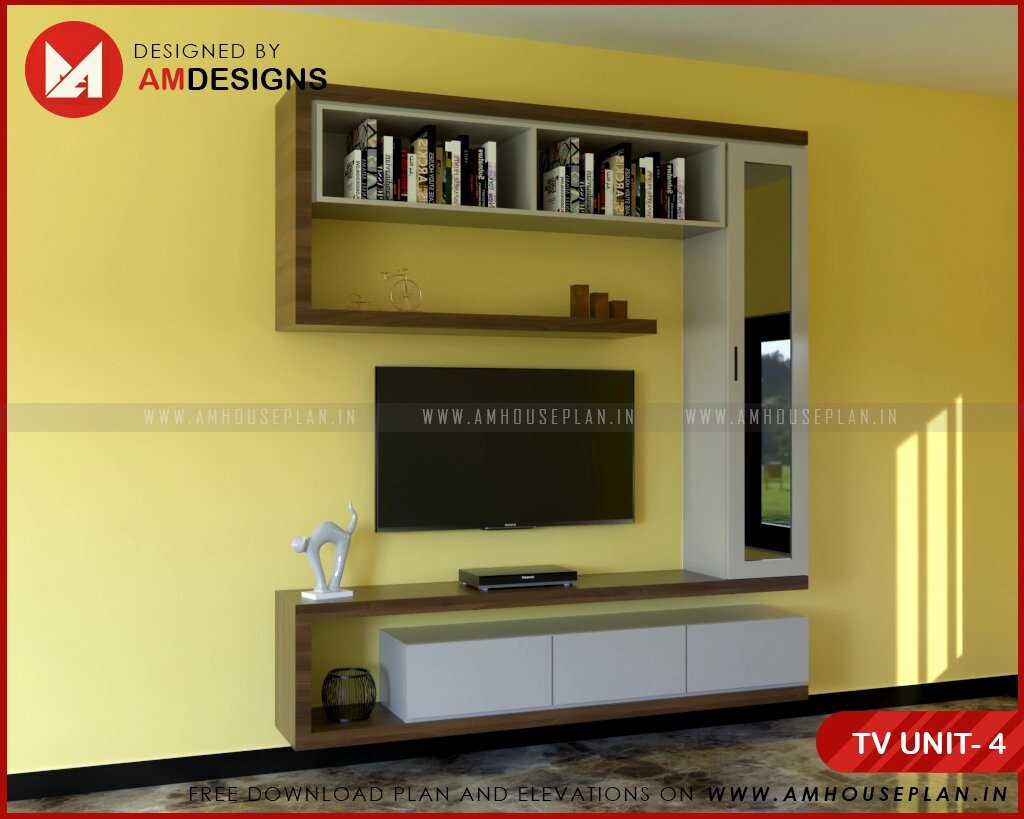 5 Simple minimalist tv unit designs