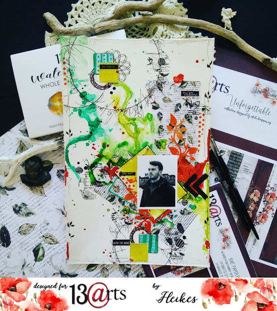 13 arts: Watercolors in action part 2