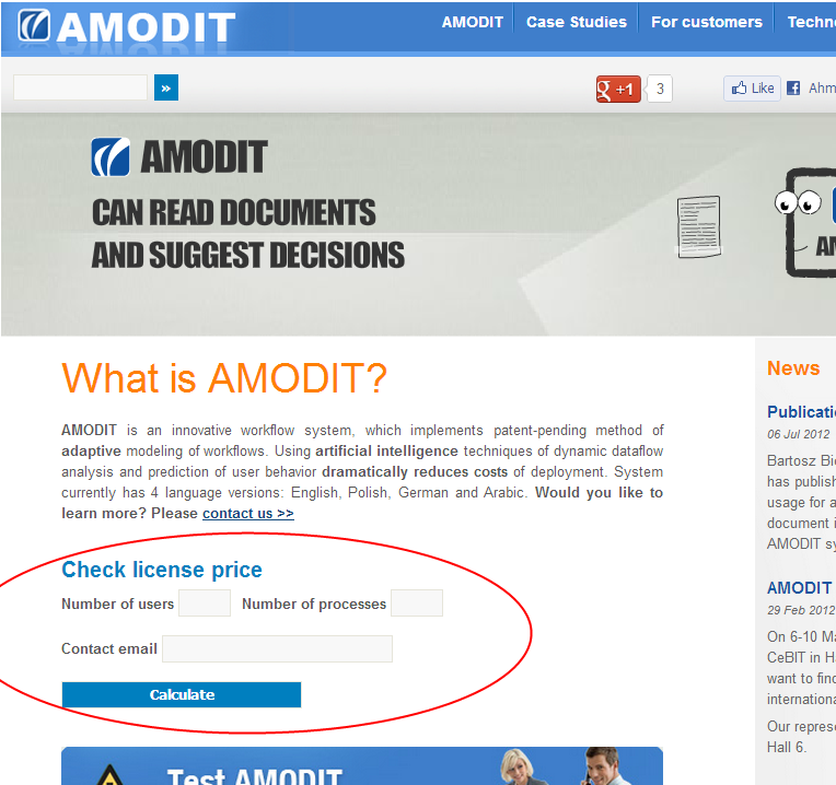 AMODIT - workflow learns from You: October 2012